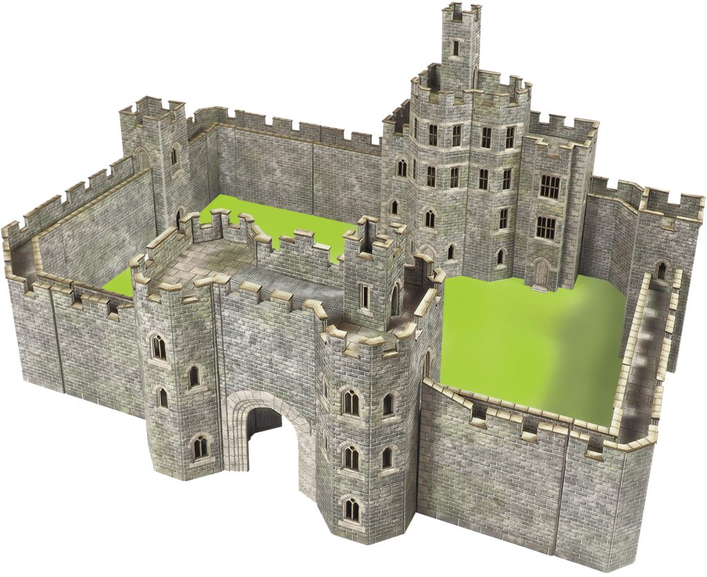 PO294 00/H0 Scale Castle Hall - Metcalfe Models
