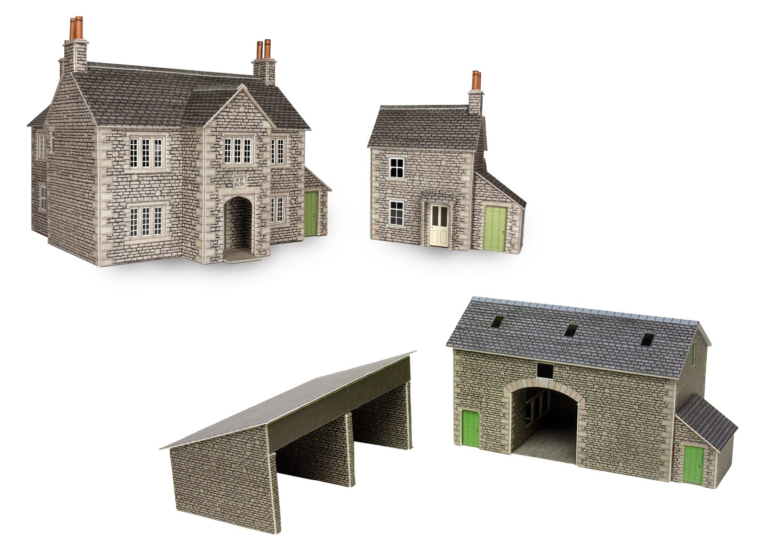 PN150 N Scale Manor Farm - Metcalfe Models