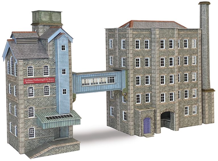 PN990 N Scale Grimy Old Mill - Metcalfe Models