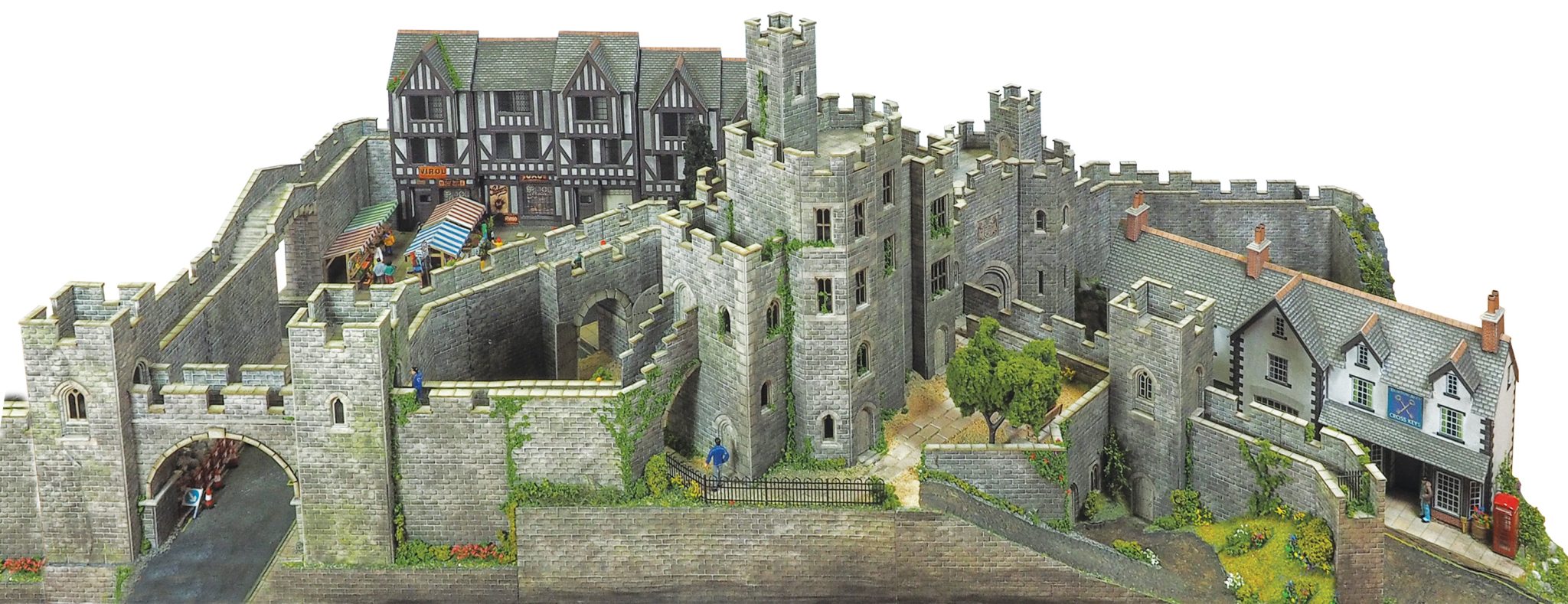 PN194 N Scale Castle Hall - Metcalfe Models